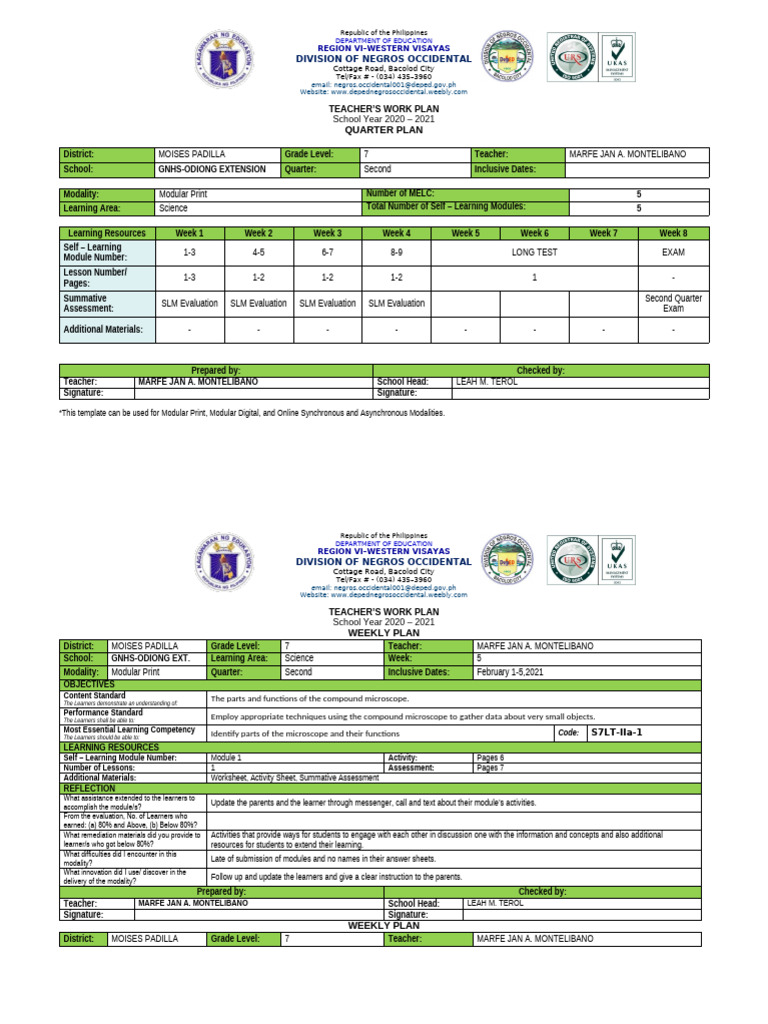 TWP-science 7 - Q2-Week 5 Feb 1-5 | PDF