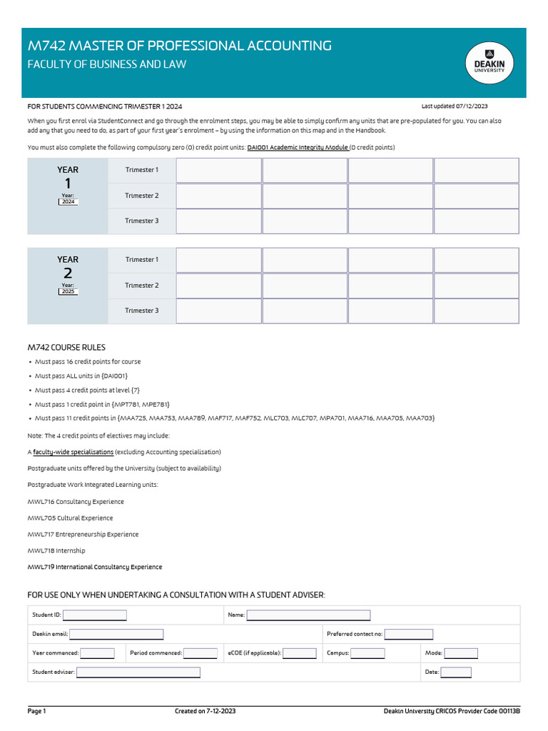 M742-2024-T1-coursemap | PDF