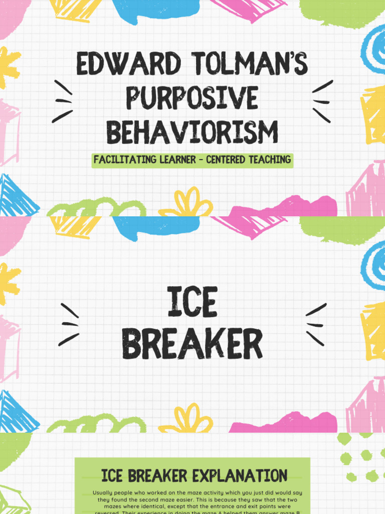 Edward Tolman's Purposive Behaviorism | PDF