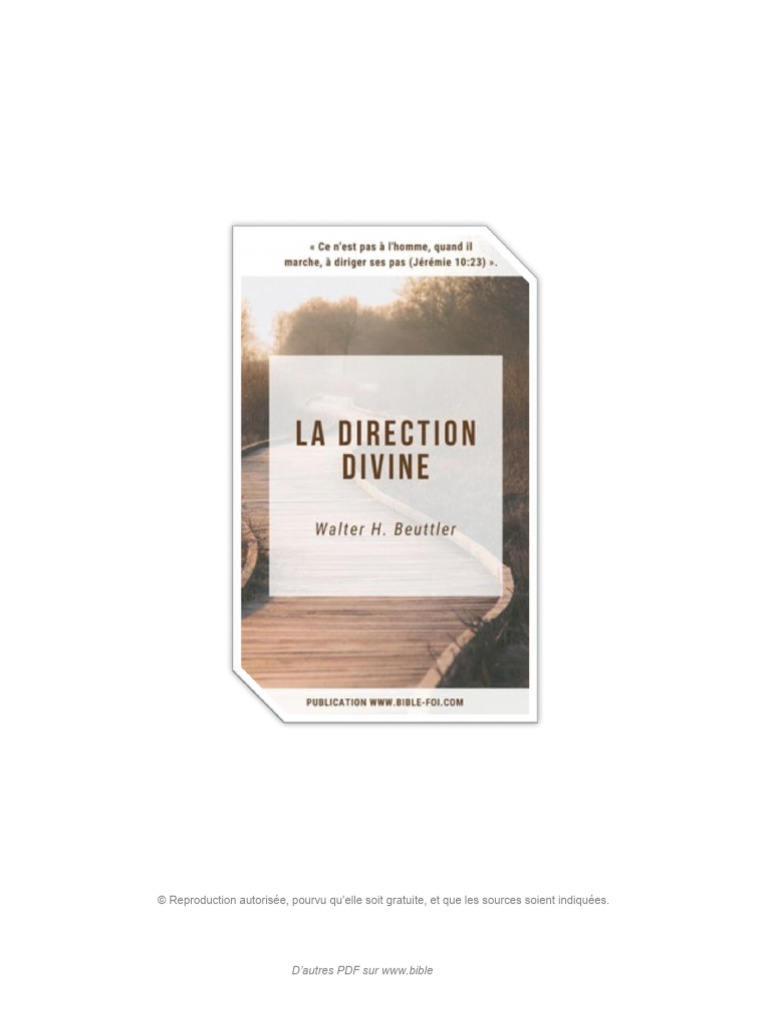 La Direction Divine | PDF