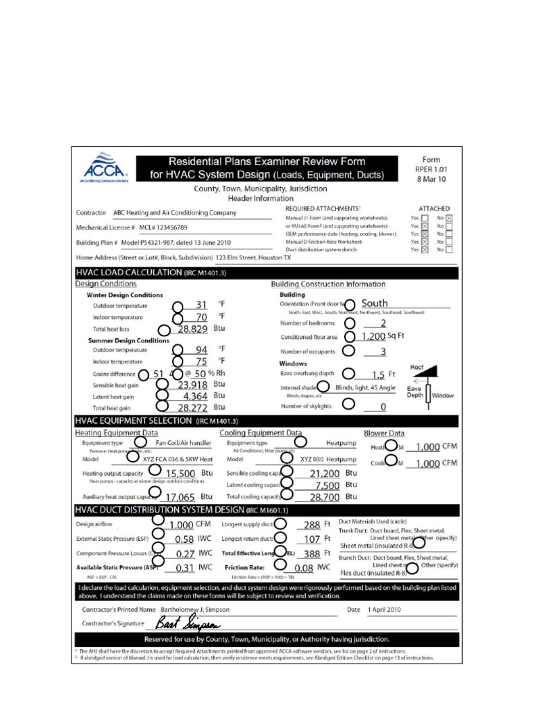 Form 101 Example 2 HP | PDF
