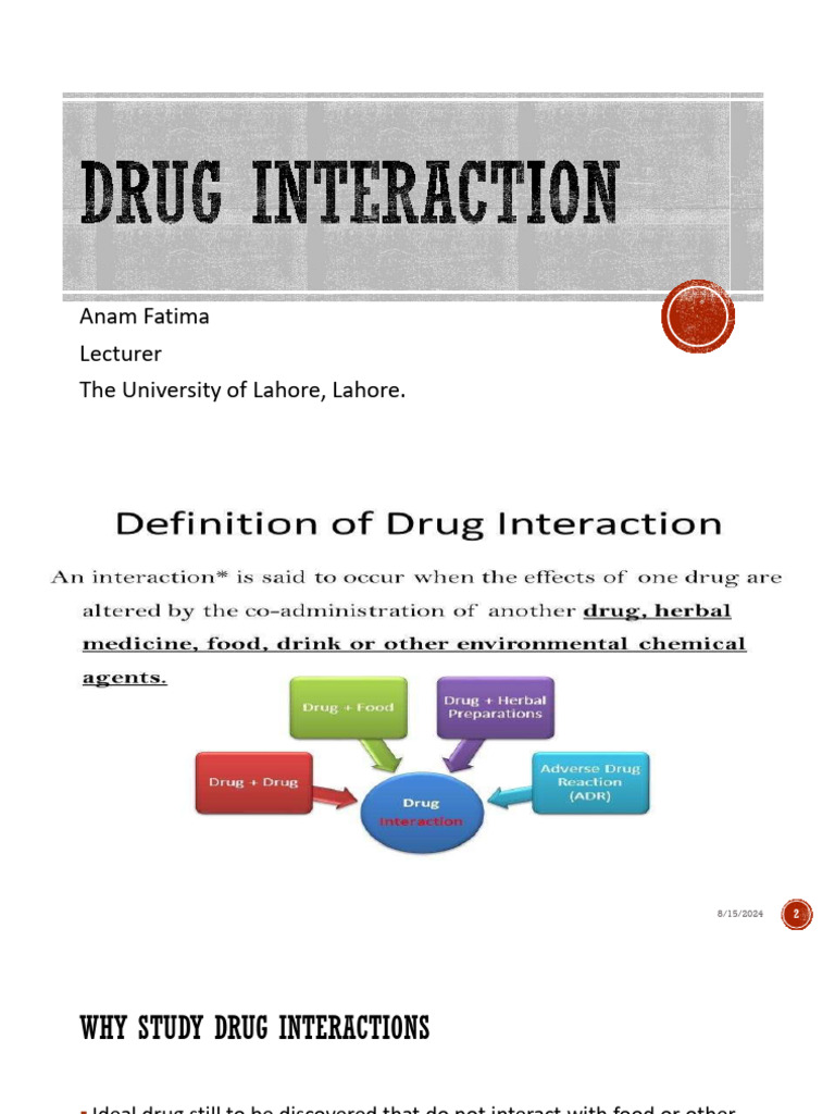 Drug Interaction | PDF