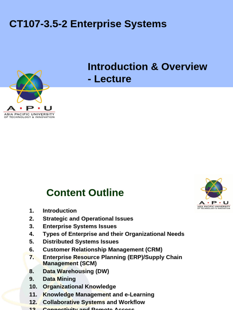 01-Intro and Overview | PDF | Information System | Information