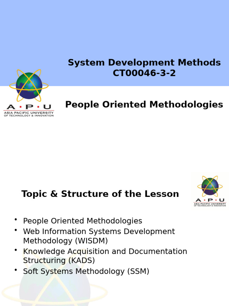 06 Week5 People Oriented Methodologies | PDF