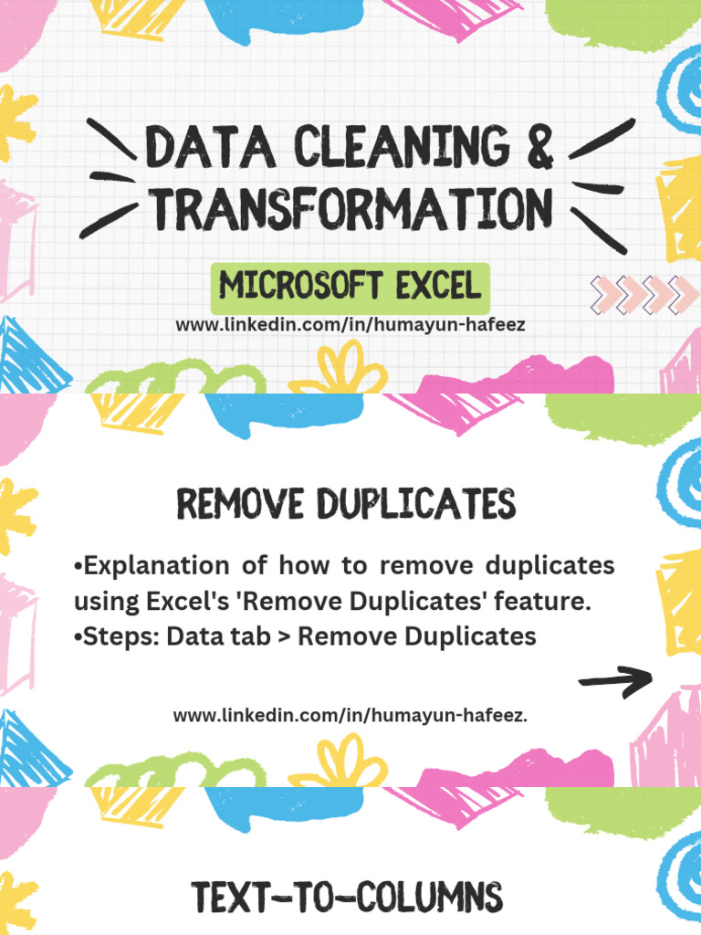 Data Cleaning Excel Pdf