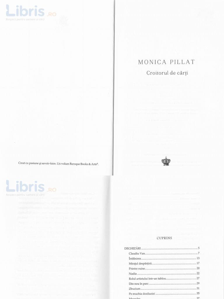 Croitorul de Carti - Monica Pillat | PDF