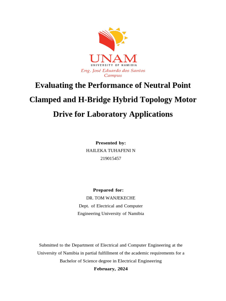 Evaluating The Performance of Neutral Point Clamped and H | PDF