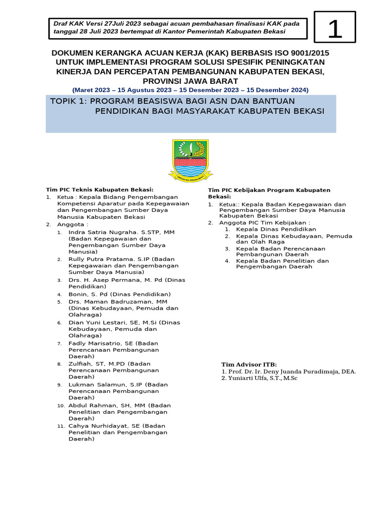 1-Program 1-Beasiswa Bagi ASN-edit 28 Juli 2023 | PDF