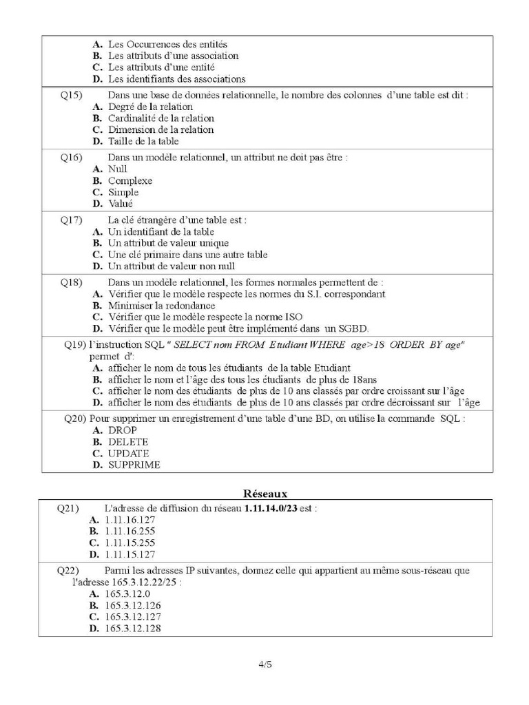 Exam Fs Oujda-2 | PDF