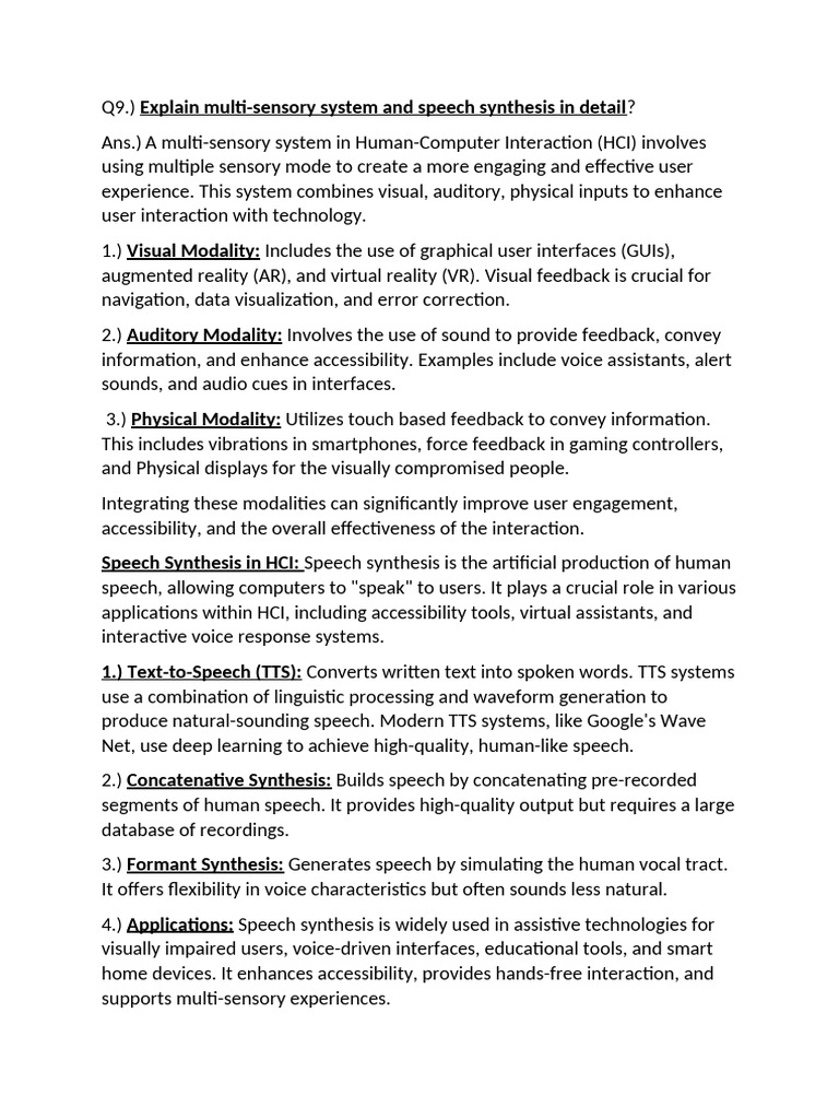 Human Computer Interaction Paper | PDF