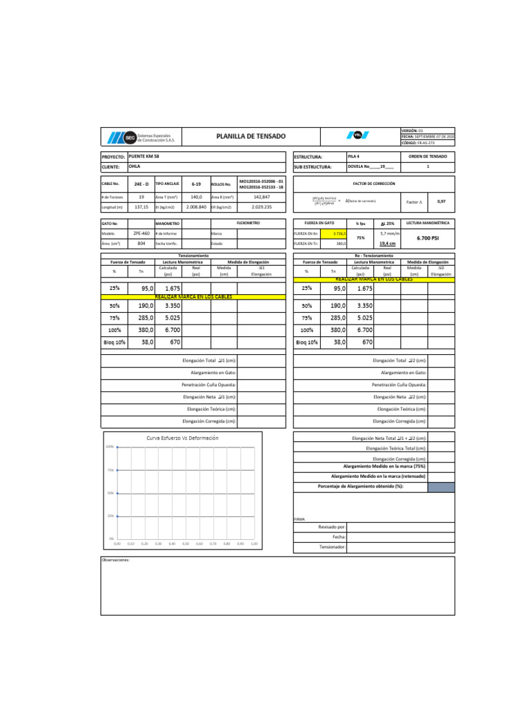 Protocolo Tensado Pila 4 Dov 19 | PDF