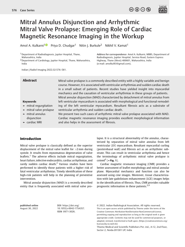 CMR MAD Association | PDF | Heart Valve | Ventricle (Heart)