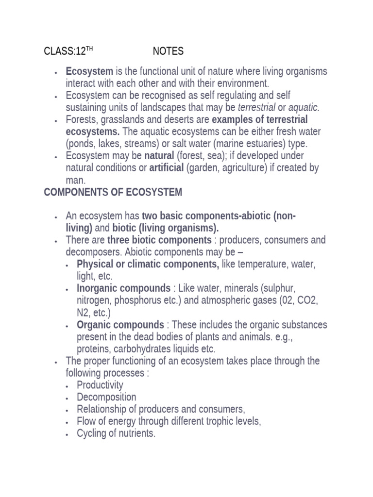 ECOLOGY | PDF