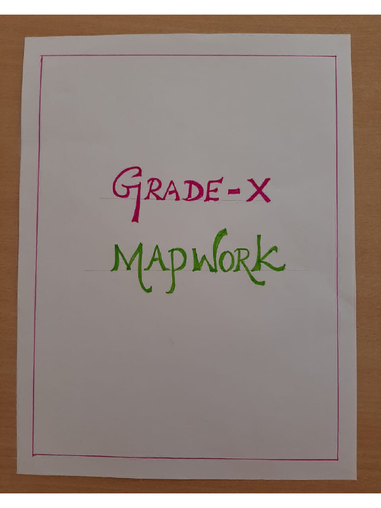 SST MAP WORK (History, Geography) | PDF