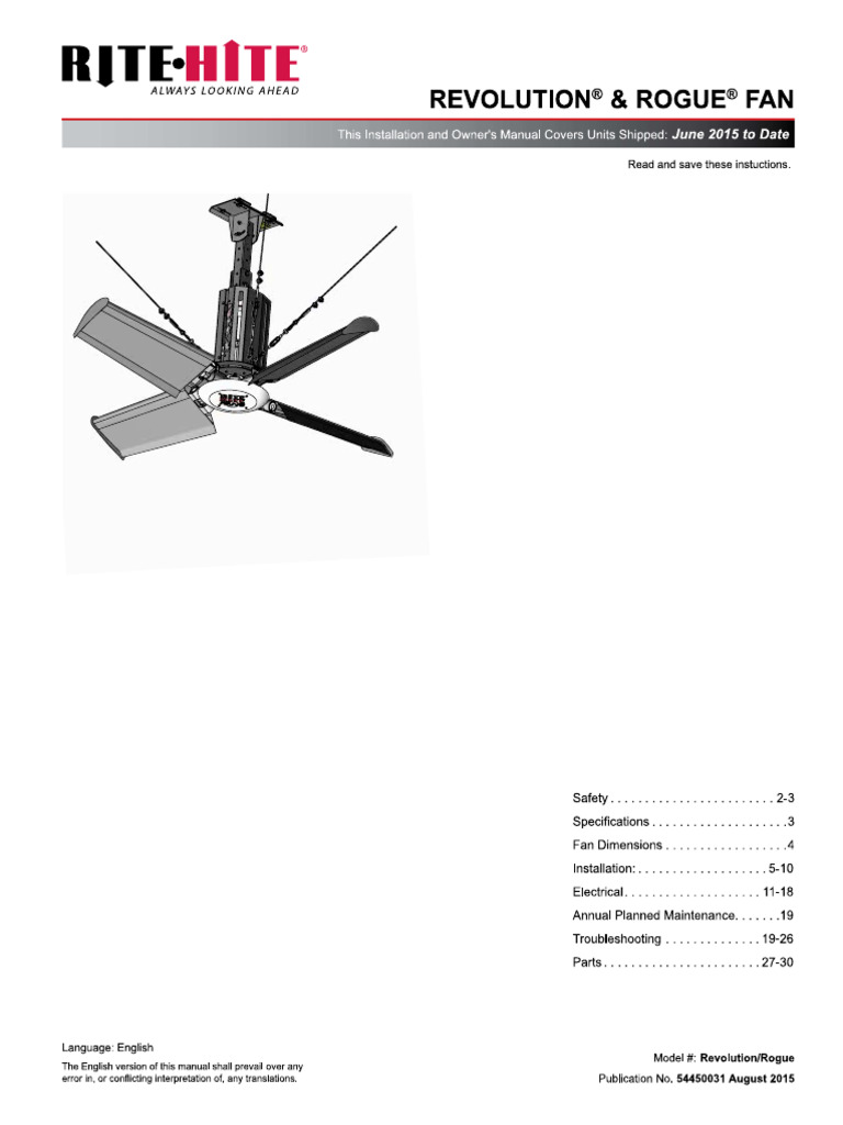 Installation Manual | PDF