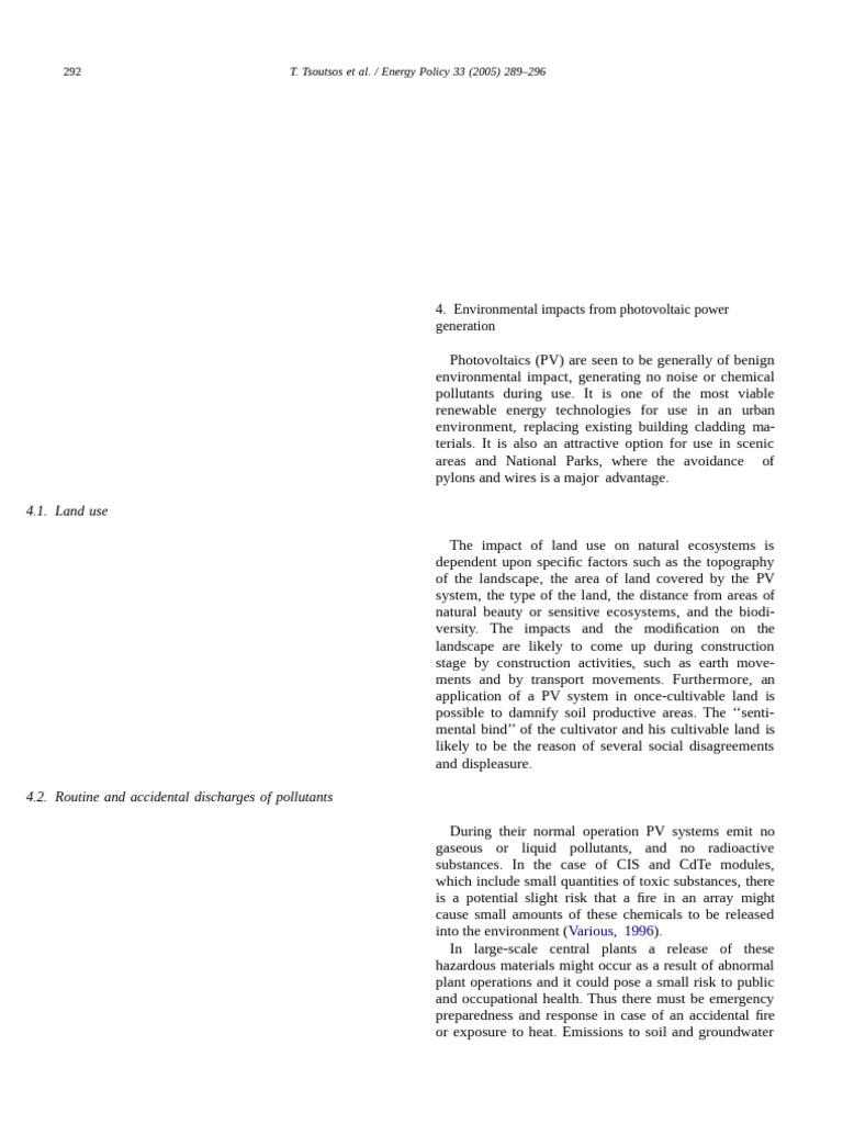 Impact of Solar Energy | PDF