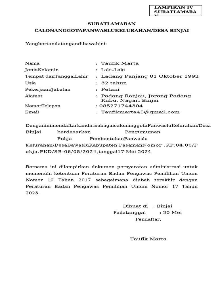 Lampiran Lampiran 1 | PDF