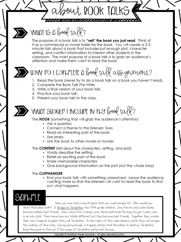 Book Talk Presentation | PDF