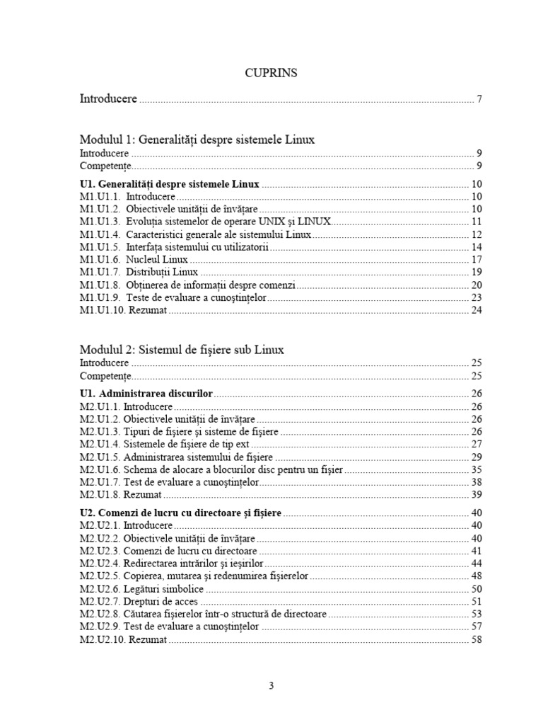 Cuprins Introducere | PDF