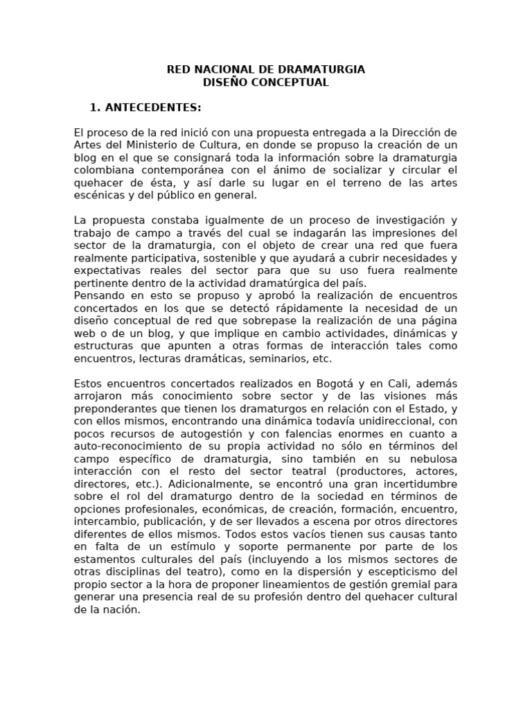 Diseño Conceptual de La Red | PDF