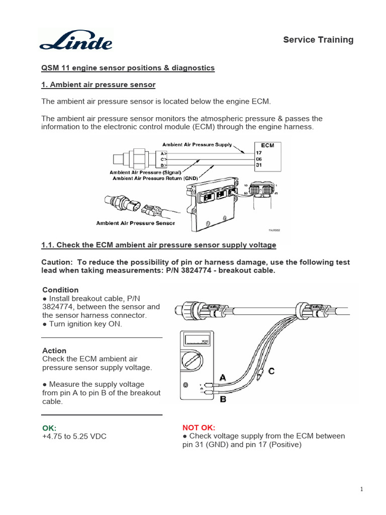 Microsoft Word - QSM11 Engine Sensor Tests | PDF