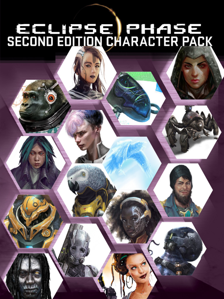EclipsePhaseSecondEdition CharacterPack (1.3) Creativecommons | PDF