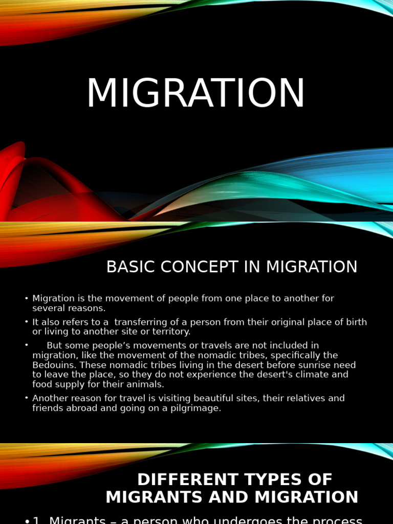 Migration | PDF
