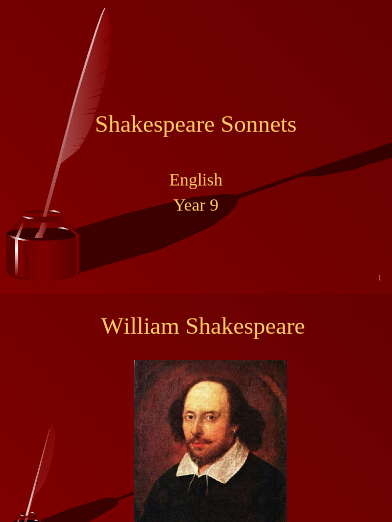 Shakespeare Sonnets | PDF