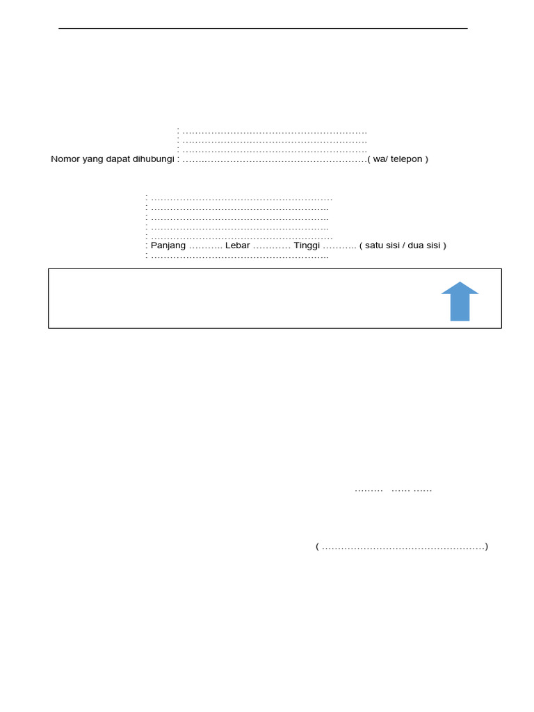 Form Permohonan TLR | PDF