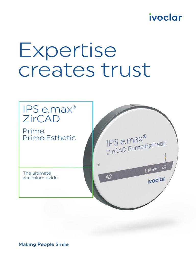 Emax ZirCAD - Prime - Esthetic - ZT - PRO - 2024 - EN - 704587 | PDF