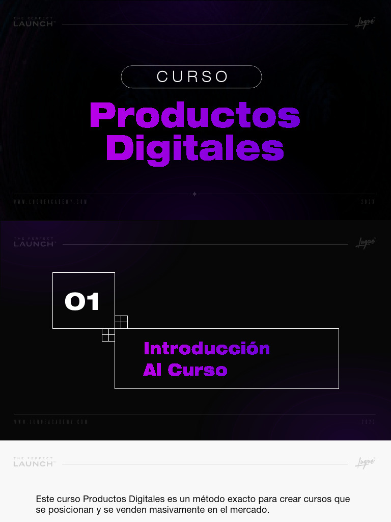 CURSO PRODUCTOS DIGITALES - Alvaro Luque | PDF