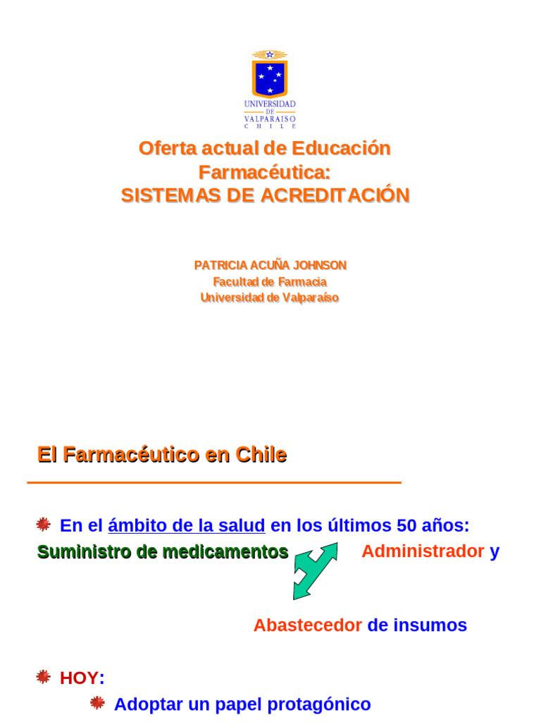 Chile Sistemas Acredit Farma | PDF