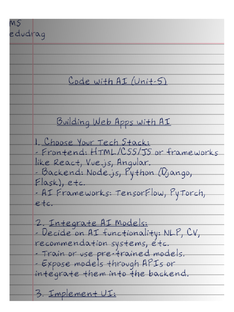 code With AI(Unit -5) | PDF