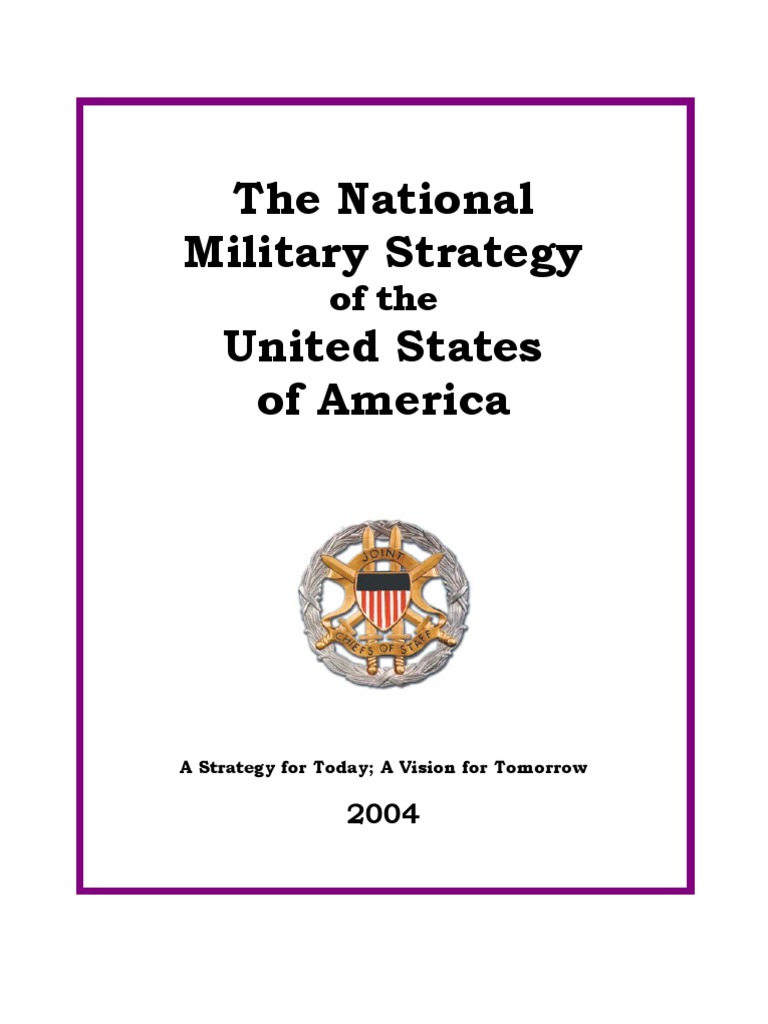 National Military Strategy of The U.S. | PDF