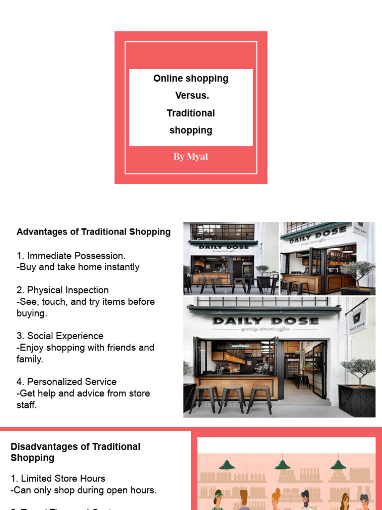 Traditional Shopping vs. Online Shopping | PDF