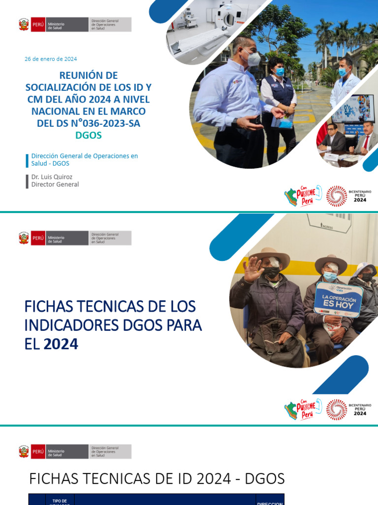 Presentacion de Lo Id Dgos 2024 Hosp | PDF