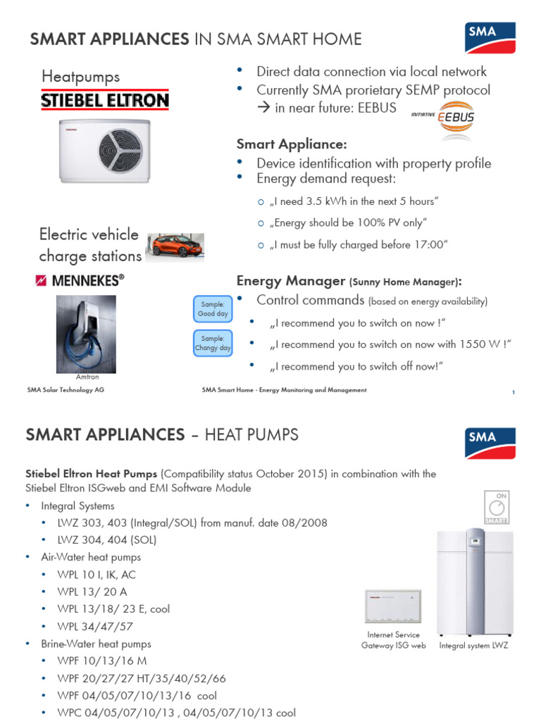 Overview SEMP Geräte | PDF