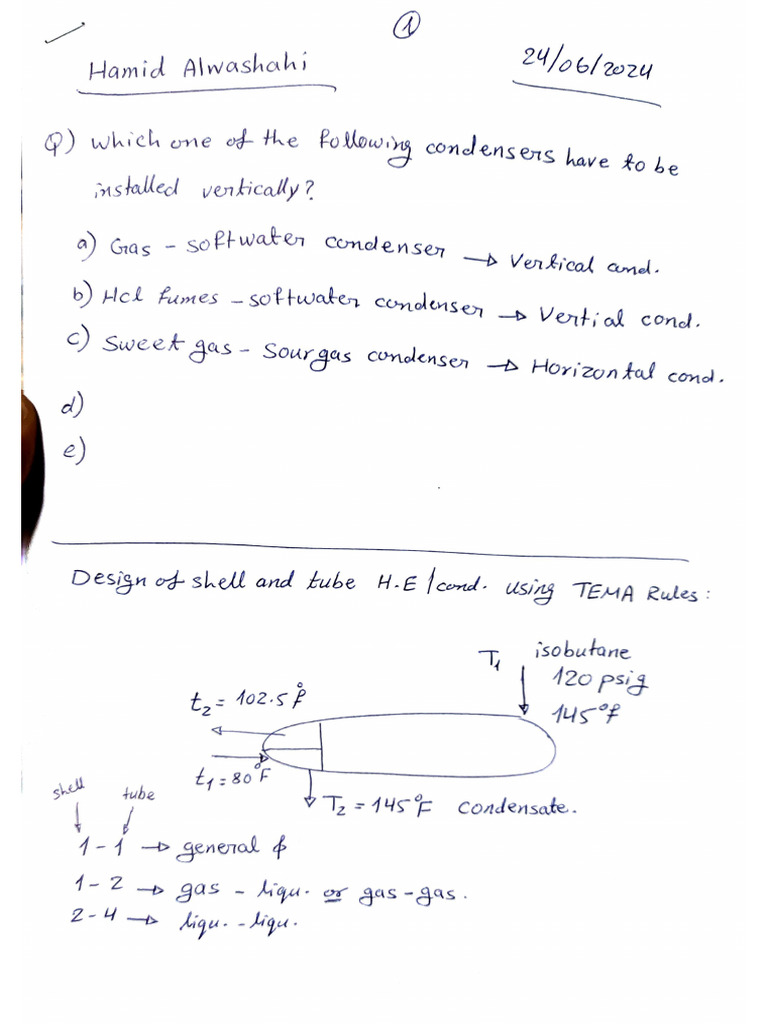 Condenser Design | PDF
