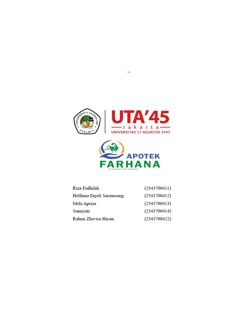 Laporan PKPA APOTEK FARHANA | PDF