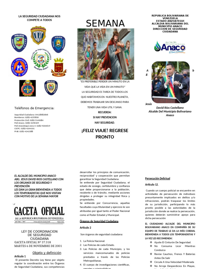Triptico Semana Santa 2022 | PDF