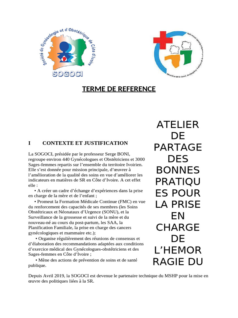 Terme de Reference Atm | PDF