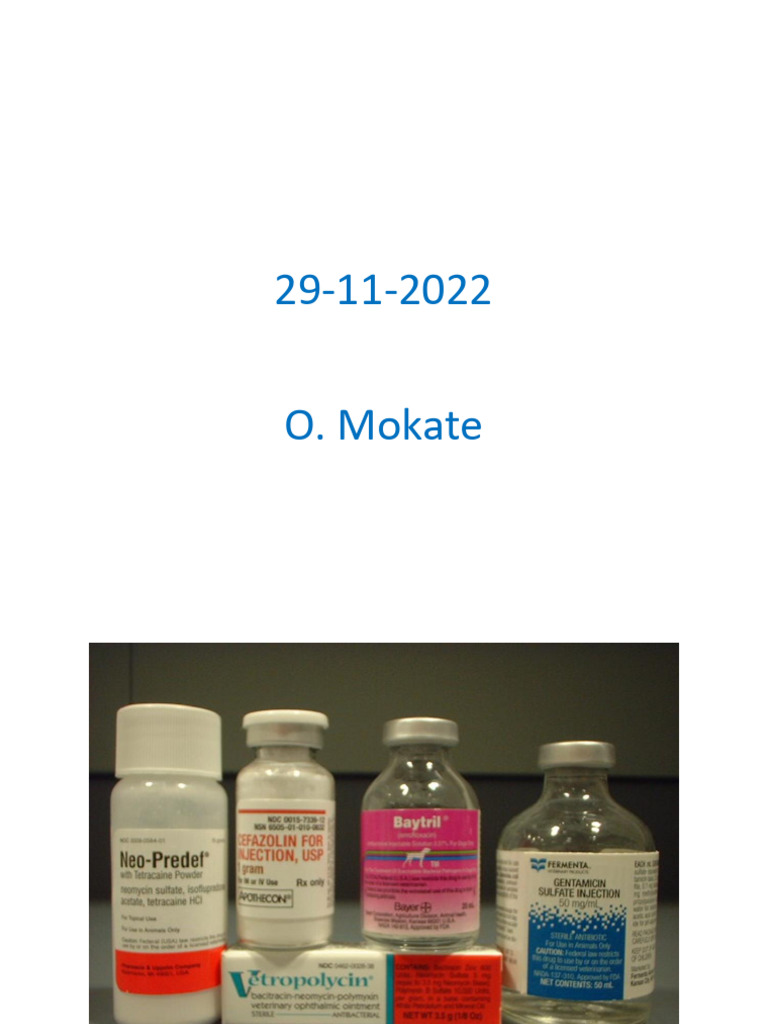 Med Chem II Antibacterial Lecture | PDF