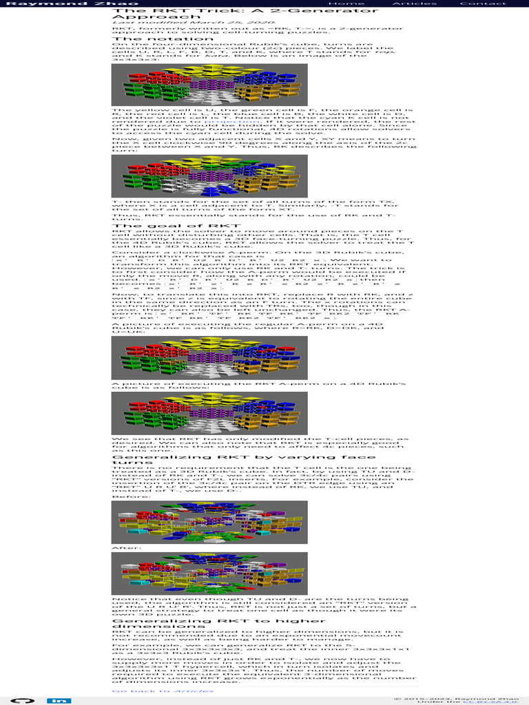 The RKT Trick: A 2-Generator Approach | PDF