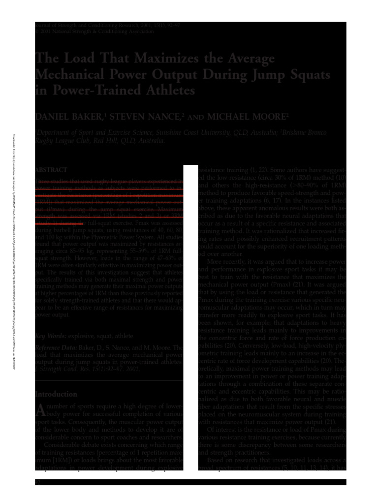 The Load That Maximizes The Average Mechanical.16 | PDF