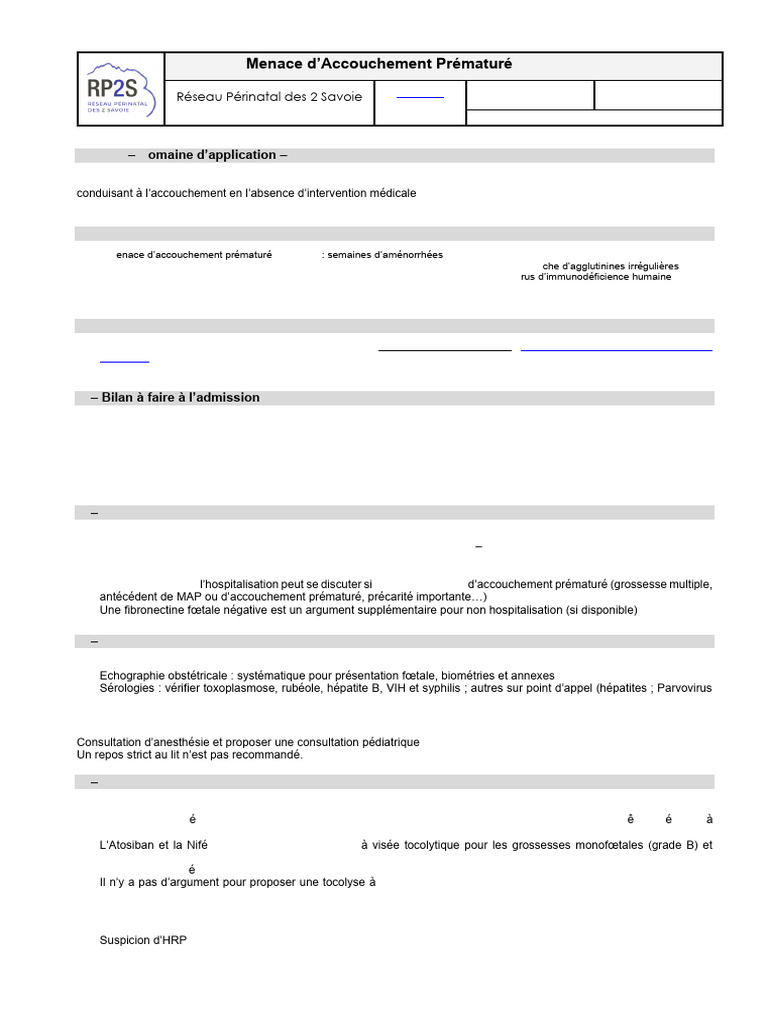 2023 - Protocole MAP 1 | PDF