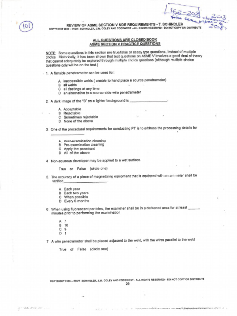 API 510 Exam Paper 8set | PDF