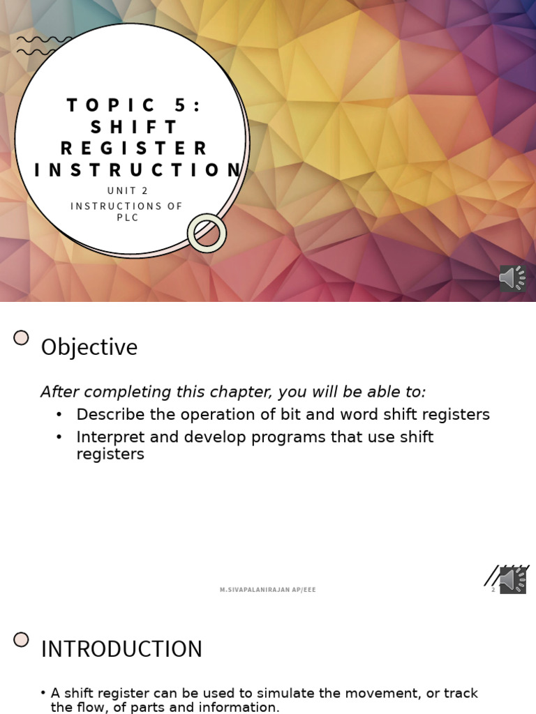 Topic 5 Shift Register | PDF