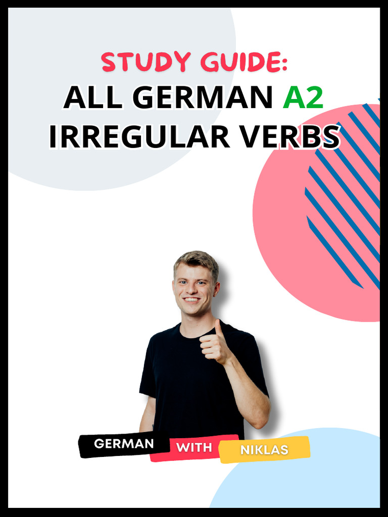All German A2 Irregular Verbs | PDF