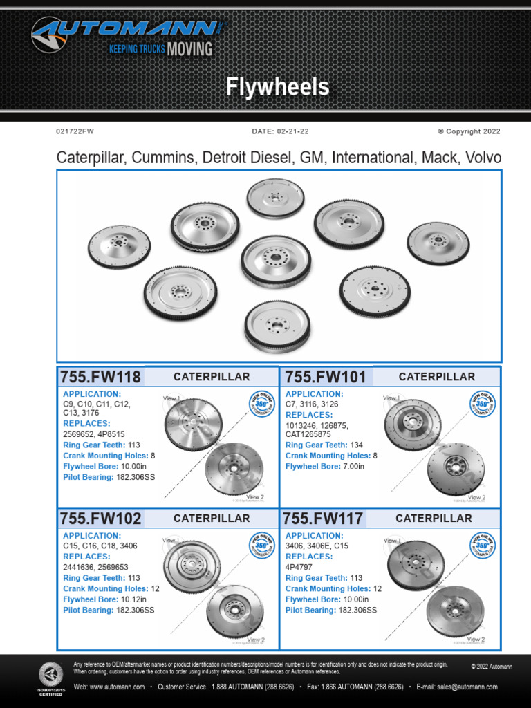 Flywheels Bulletin | PDF