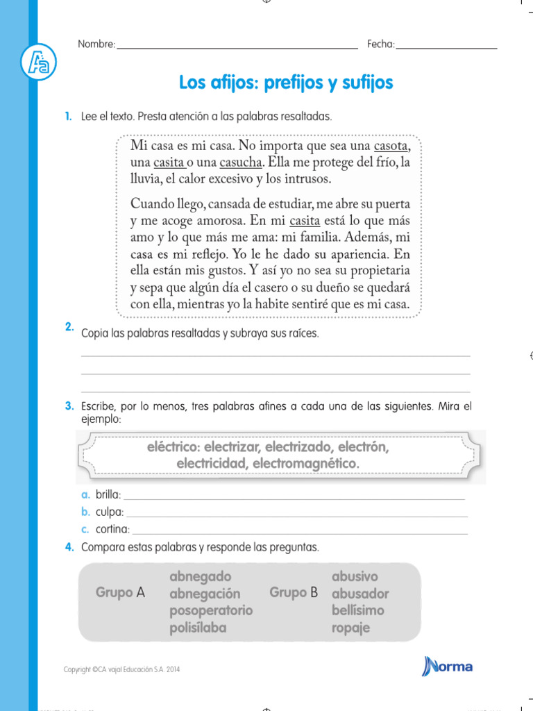 Prefijos y Sufijos | PDF